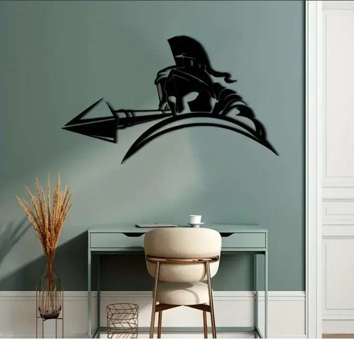 Spartan Warrior Wall Art by Jura Švébiš | Download free STL model ...