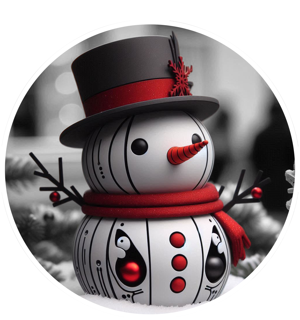 Hueforge - Christmas Bauble Tree Ornament 8 cm by Gianpaolo Venafro ...