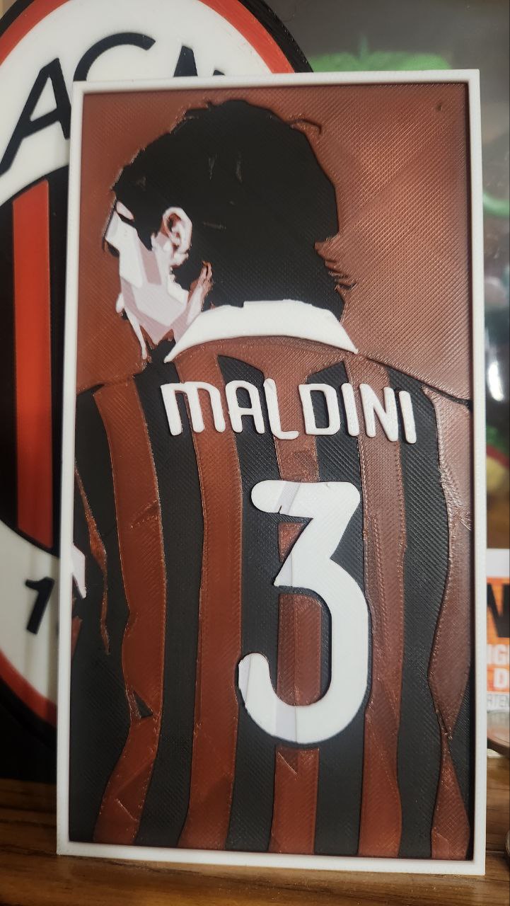 Maldini - Ac Milan - HueForge par Keko | Téléchargez gratuitement un ...