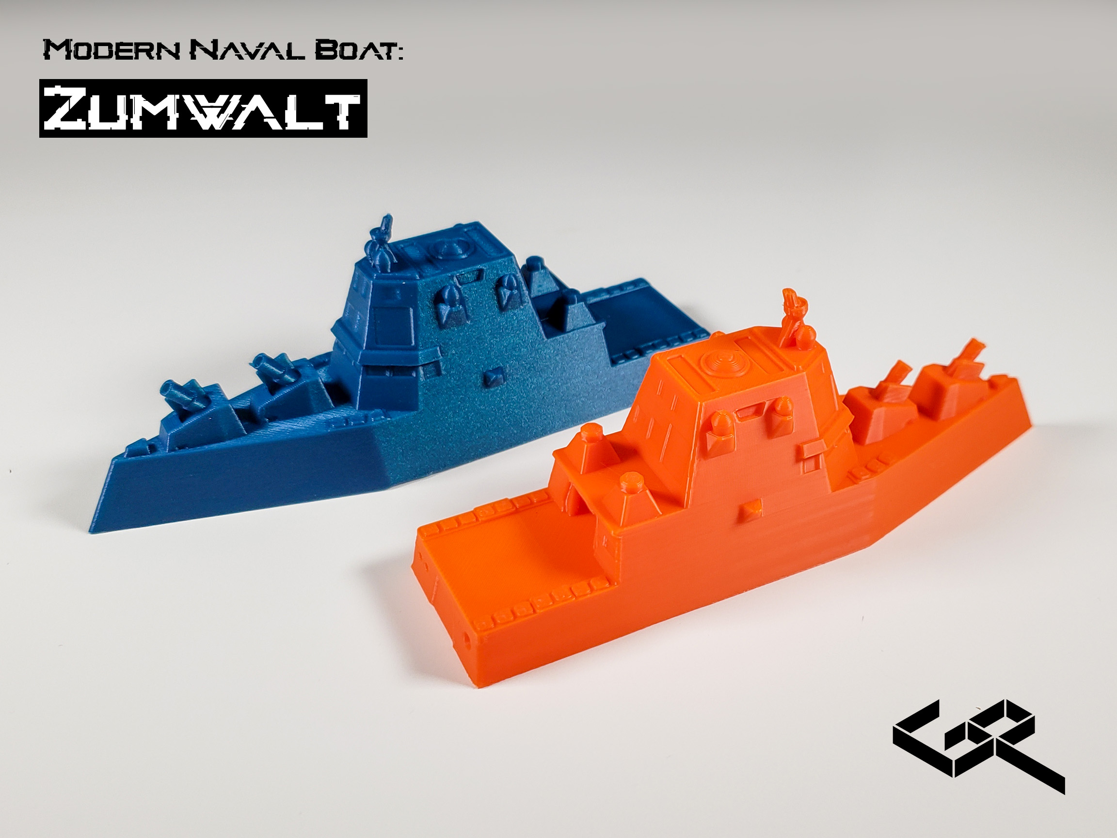 Modern Naval Boat: Zumwalt (USA) by GP3D | Download free STL model ...