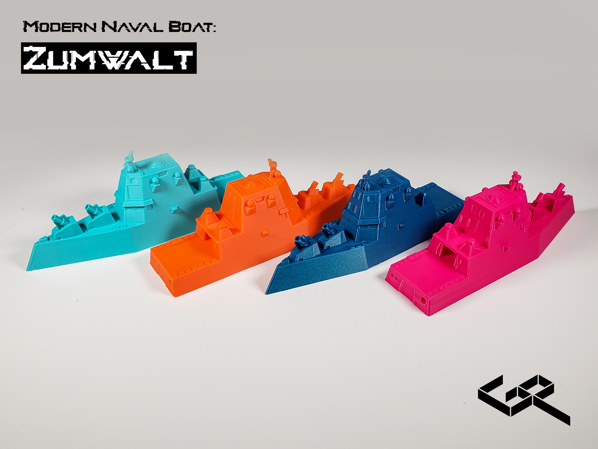 Modern Naval Boat: Zumwalt (USA) por GP3D | Descargar modelo STL ...