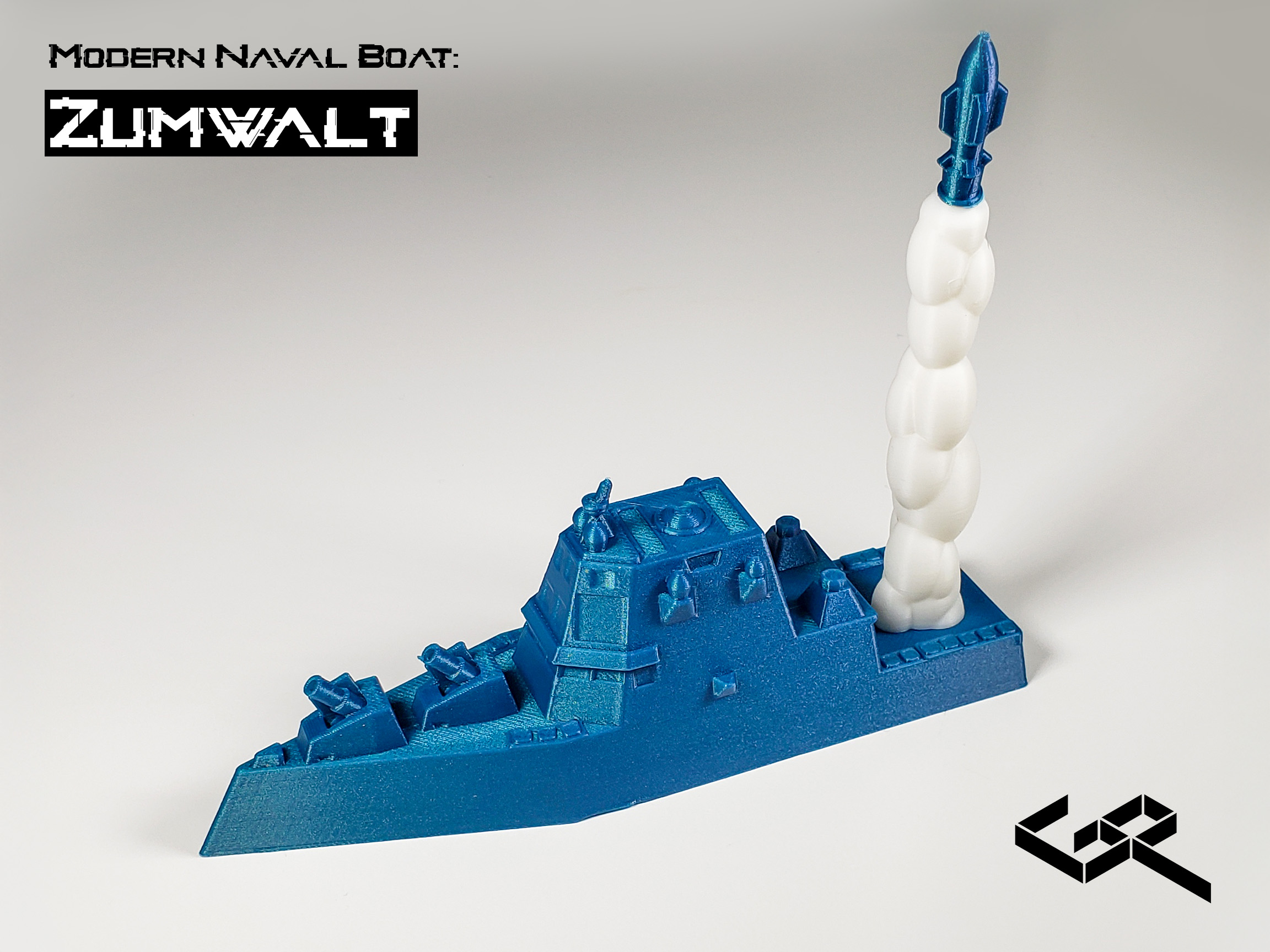 Modern Naval Boat: Zumwalt (USA) por GP3D | Descargar modelo STL ...