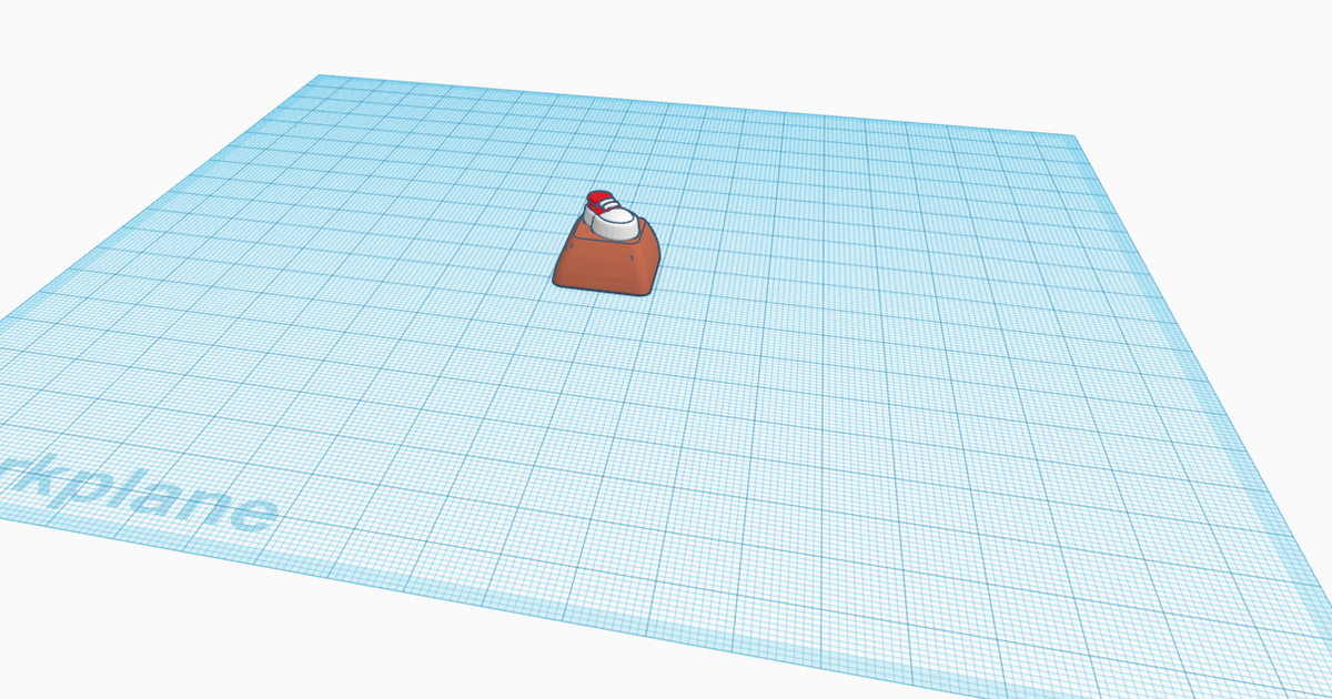 Keycap with Tinkercad shoe by guhoobali08 | Download free STL model ...