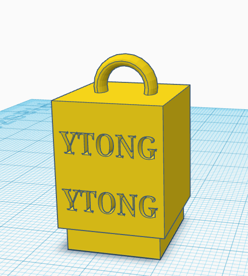 ytong concrete keychain by Cheesythecat504 | Download free STL model ...