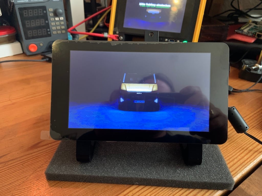 CM4 IO-Board Stand for the Raspberry Pi 7 inch Touchscreen by K ...