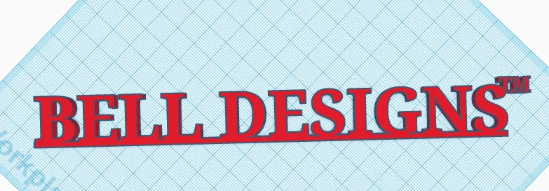 BELL DESIGNS logo by BELL DESIGNS | Download free STL model ...