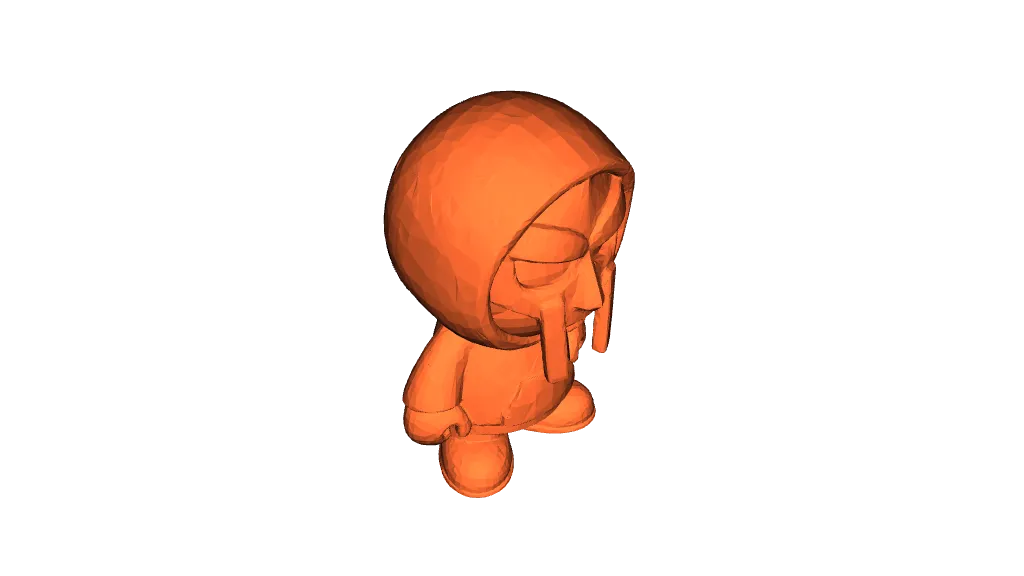 Mf Doom chibi by ripper 321 | Download free STL model | Printables.com