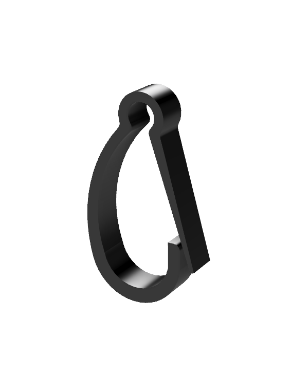 Simple Carabiner by Onur | Download free STL model | Printables.com