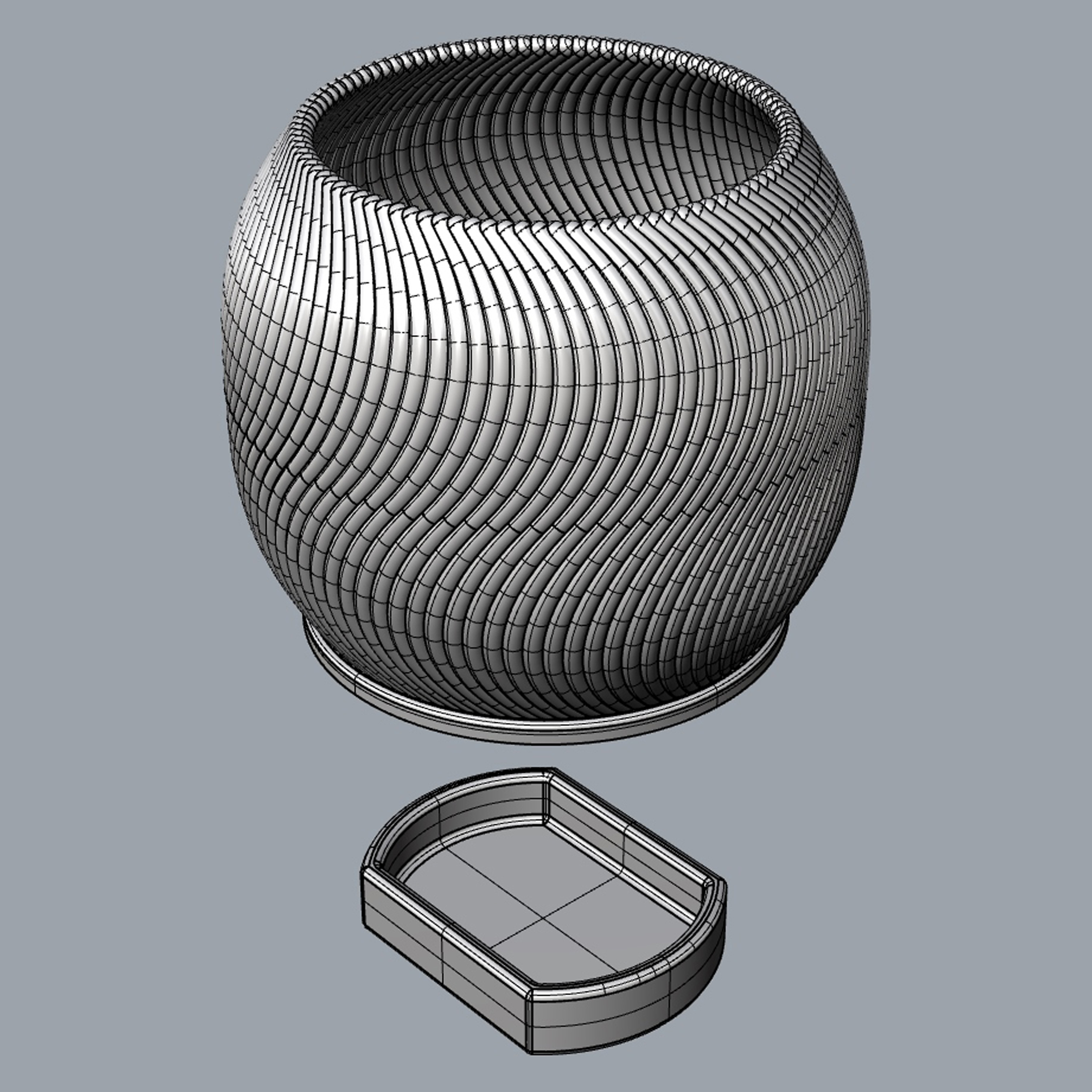 Squiggle Plant Pot by 3DPrintPantry | Download free STL model ...