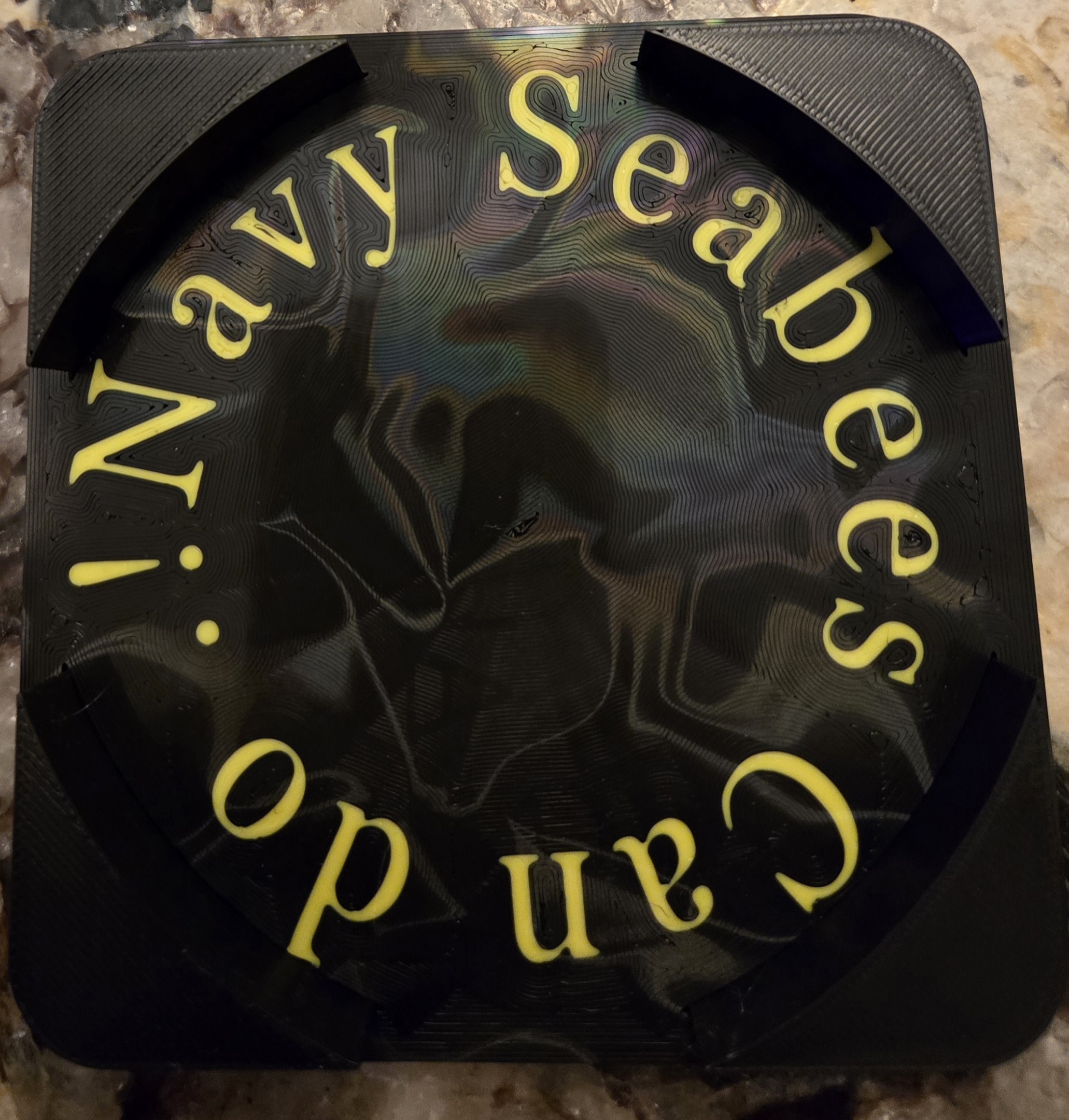 Navy Seabees Coaster Set w/Holder by Lowery23 | Download free STL model ...