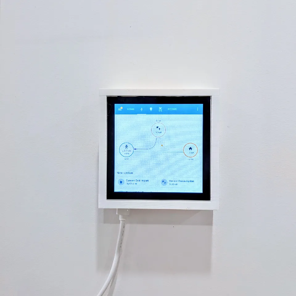 Home Assistant Panel Case for Waveshare 4inch Square Touchscreen ...