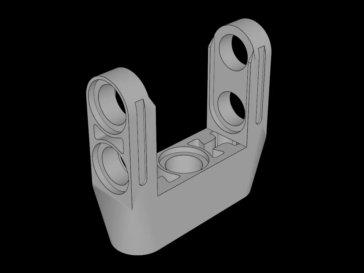 Lego Compatible (87408.dat) Technic Connector Toggle Joint Double with ...