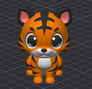 Tigger The Tiger - 3D Animal Cartoon Creature Figure (Pre Painted) MMU ...