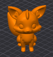 Rox The Fox - 3D Animal Cartoon Creature Figure (Pre Painted) MMU/MMS ...