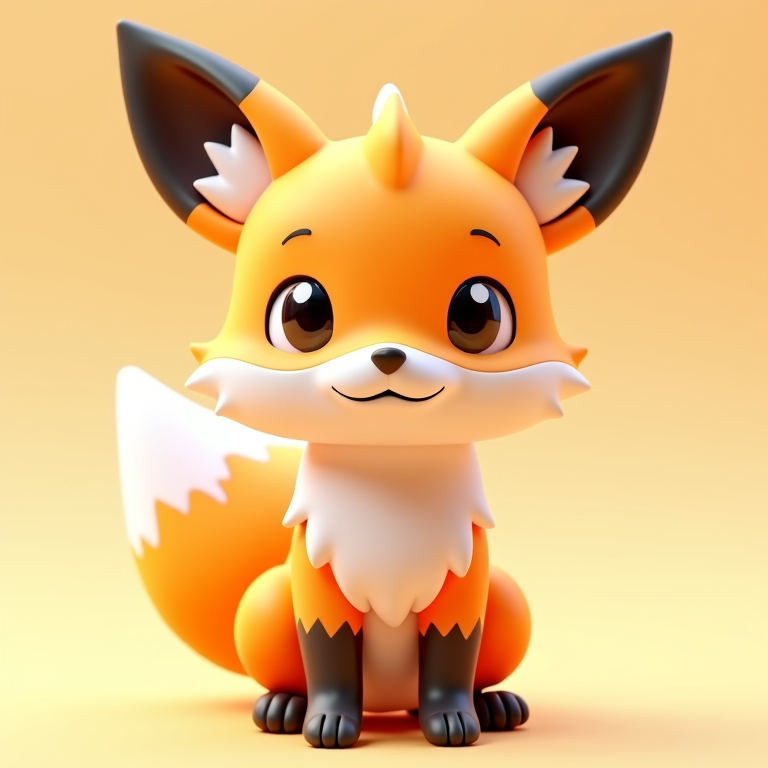 Rox The Fox - 3D Animal Cartoon Creature (Bambu AMS Pre Painted) by ...
