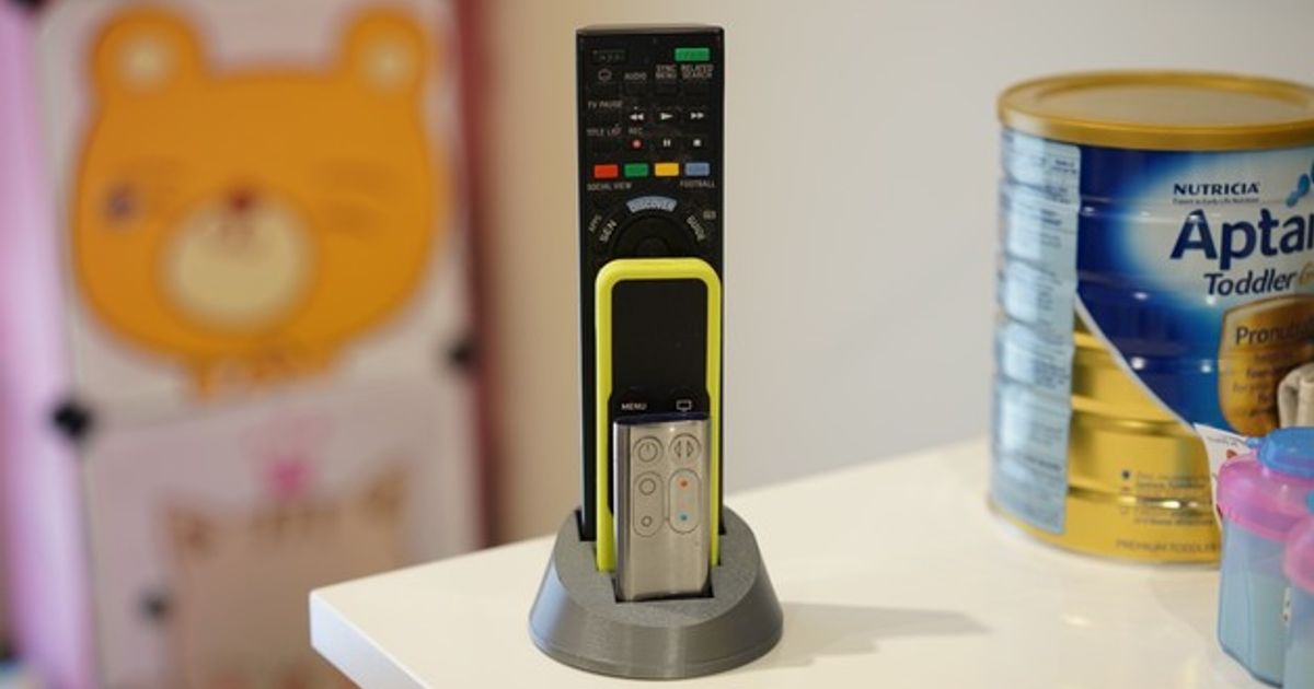 Remote Control Stand/Holder (Dual and Triple Versions) by 365lyf ...