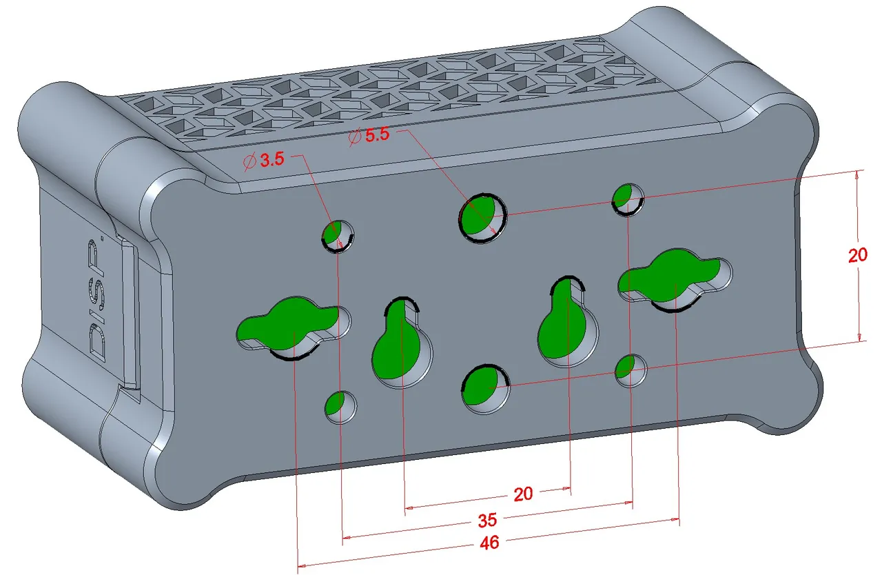 Raspberry Pi Zero 2W case v2 by Forsen3D | Download free STL model ...