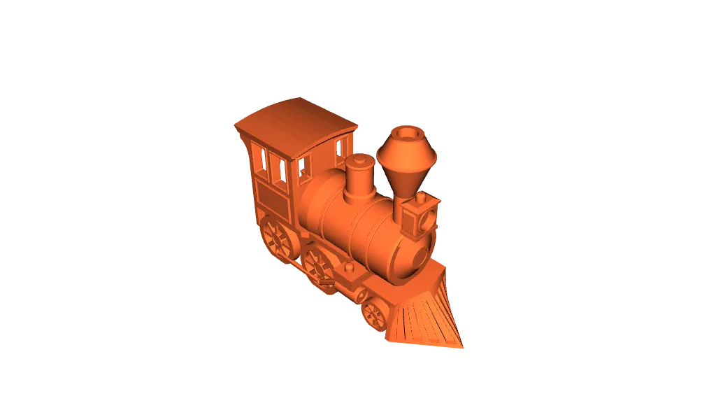 Simplified western locomotive as print in place by vandragon_de ...