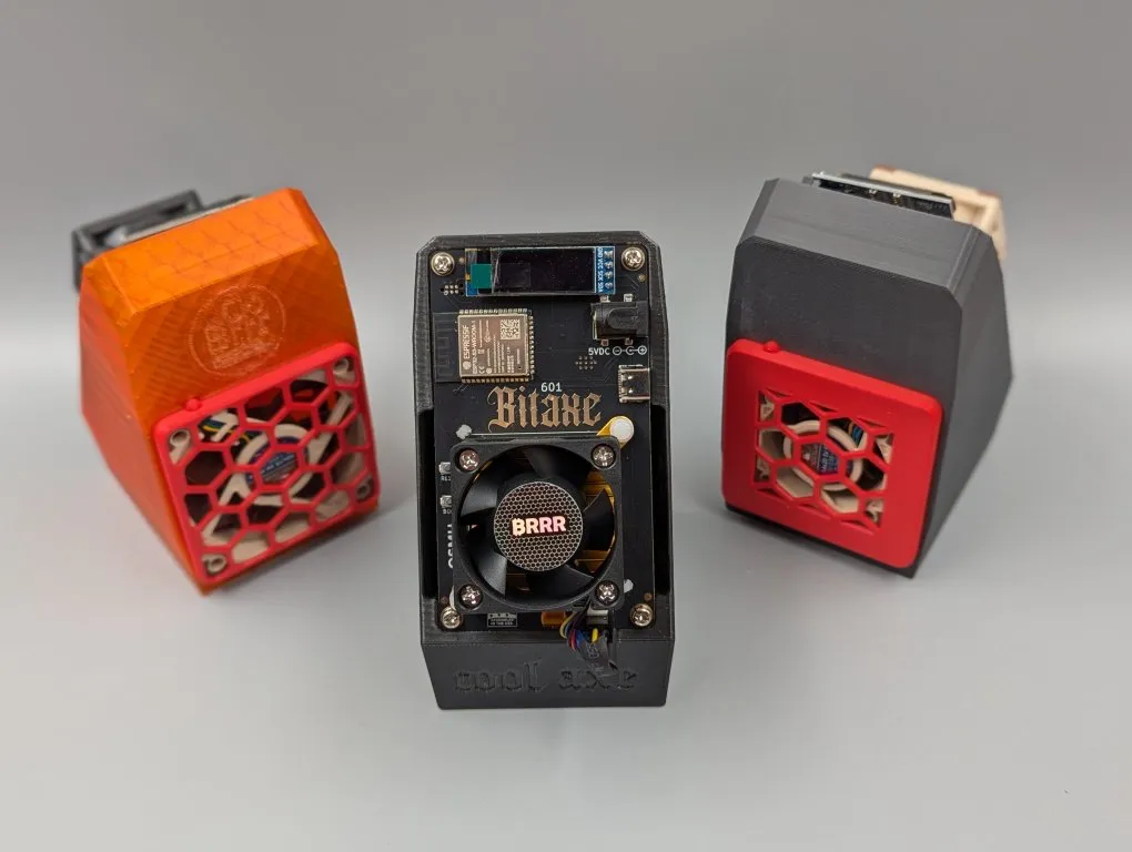 CoolAxe Bitaxe Stand by Go Brrr | Download free STL model | Printables.com