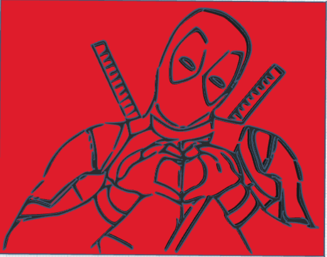 deadpool wall or table decoration by by dylan | Download free STL model ...