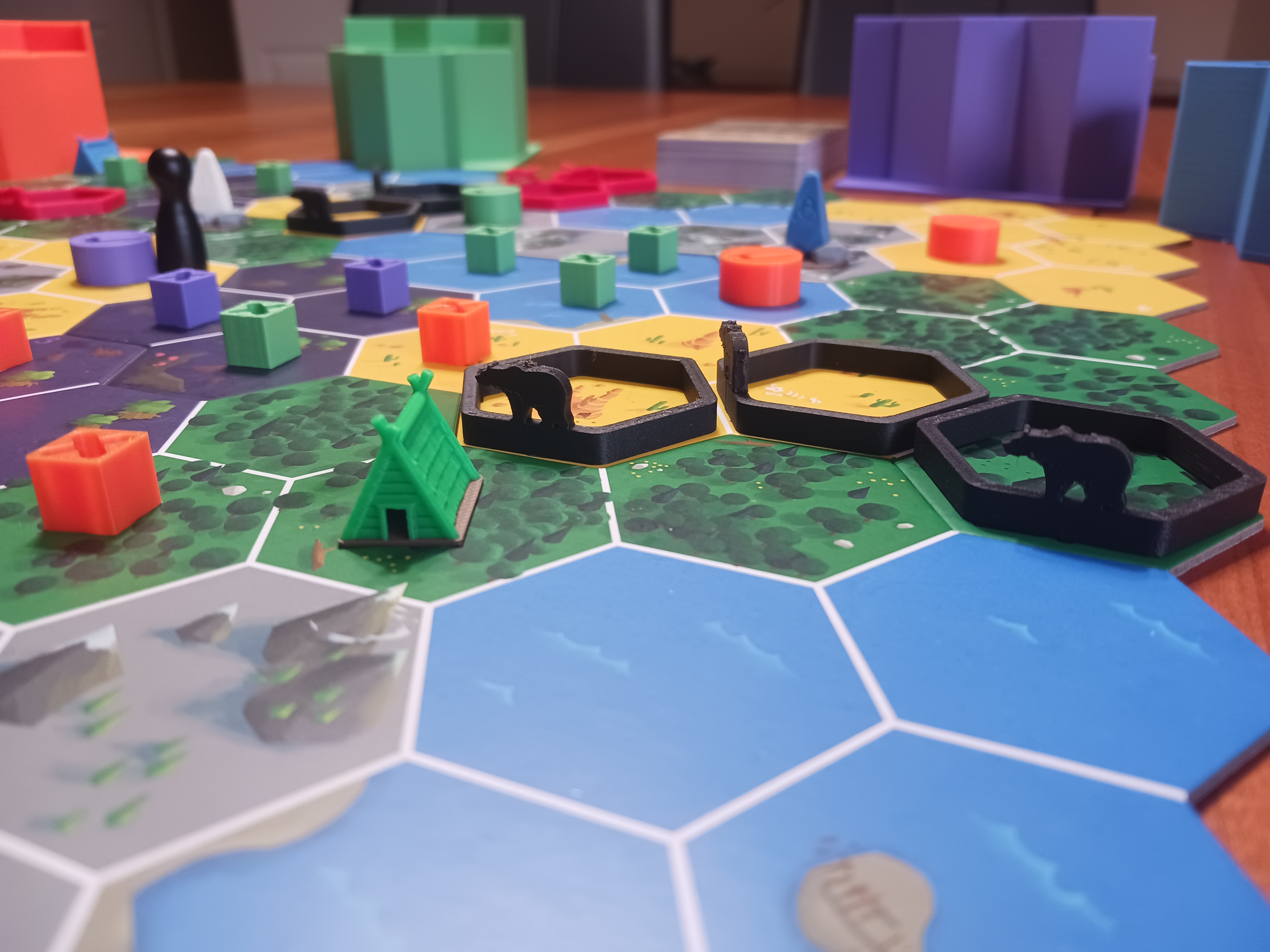 Cryptid Board Game - Insert - Bear & Cougar Zones - Alternate Markers by Maxime Turcotte ...