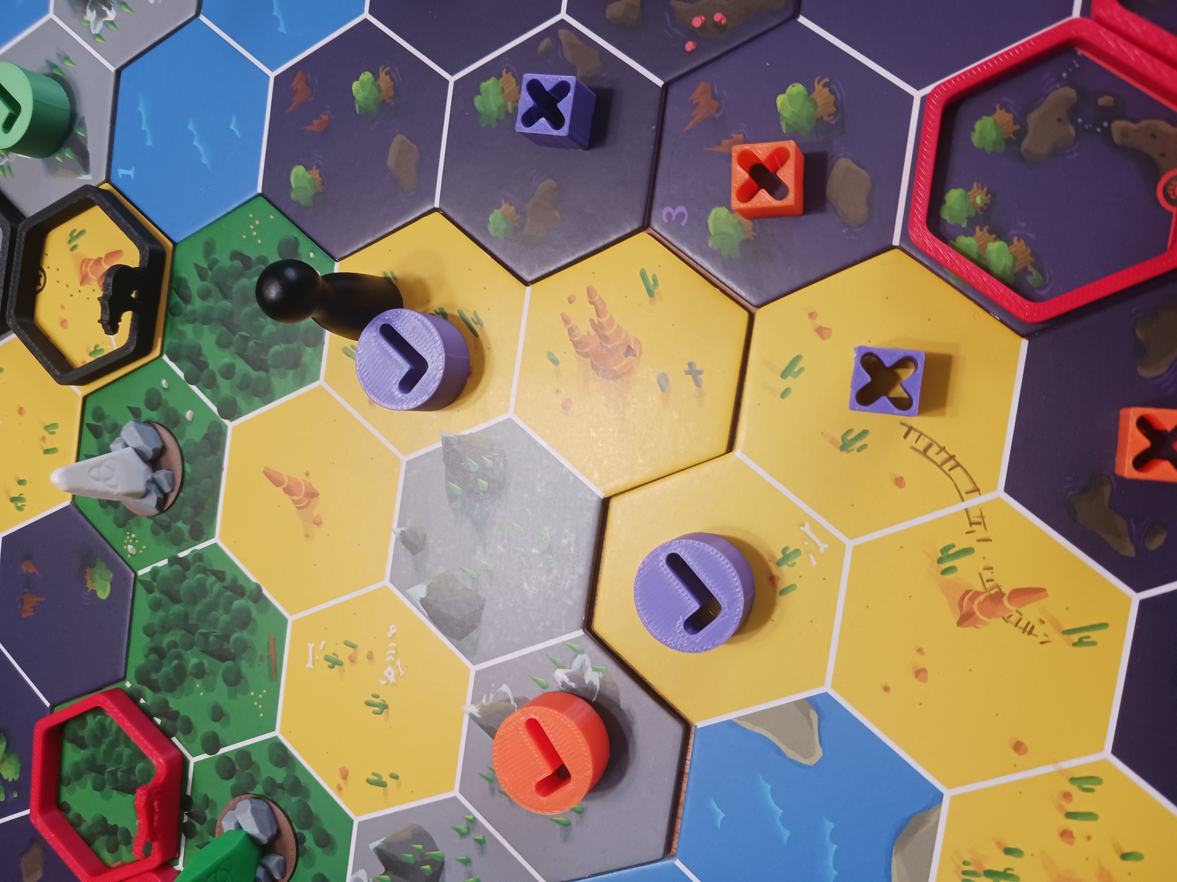 Cryptid Board Game - Insert - Bear & Cougar Territories - Alternate Markers by Maxime Turcotte ...