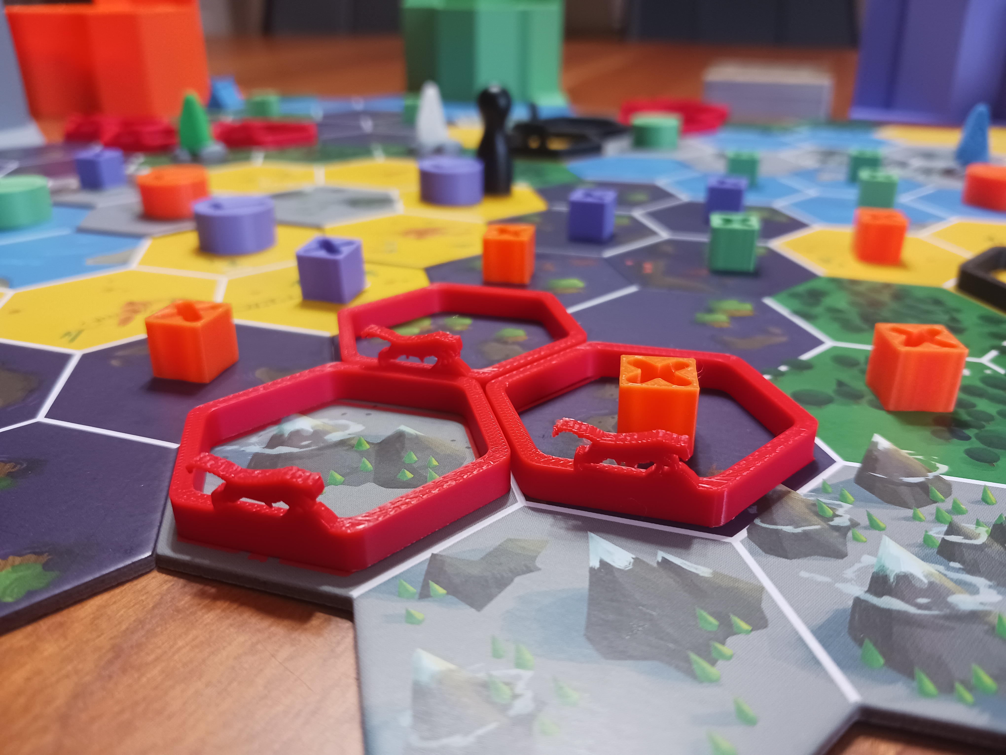 Cryptid Board Game - Insert - Bear & Cougar Territories - Alternate Markers by Maxime Turcotte ...