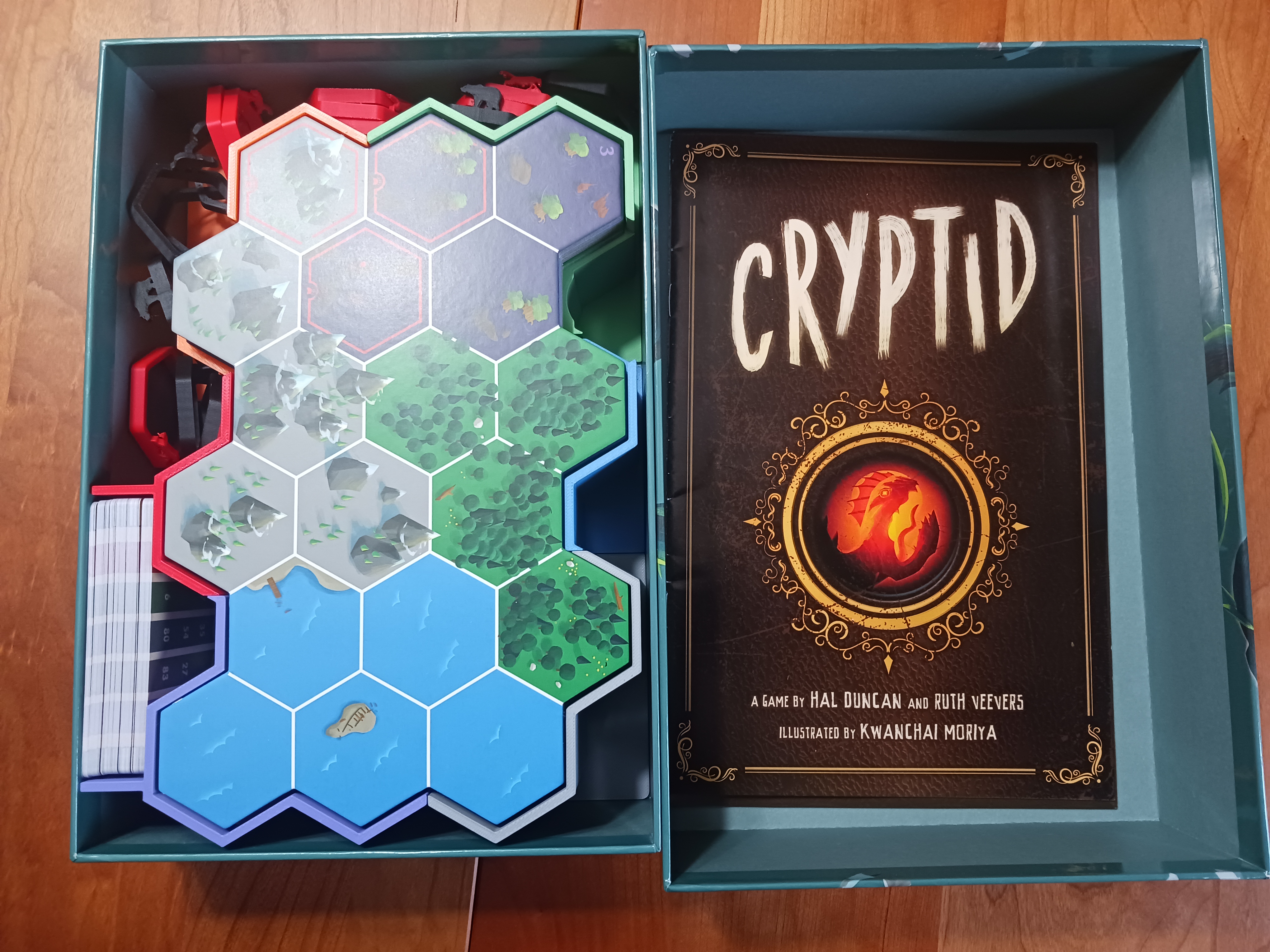 Cryptid Board Game - Insert - Bear & Cougar Territories - Alternate Markers by Maxime Turcotte ...