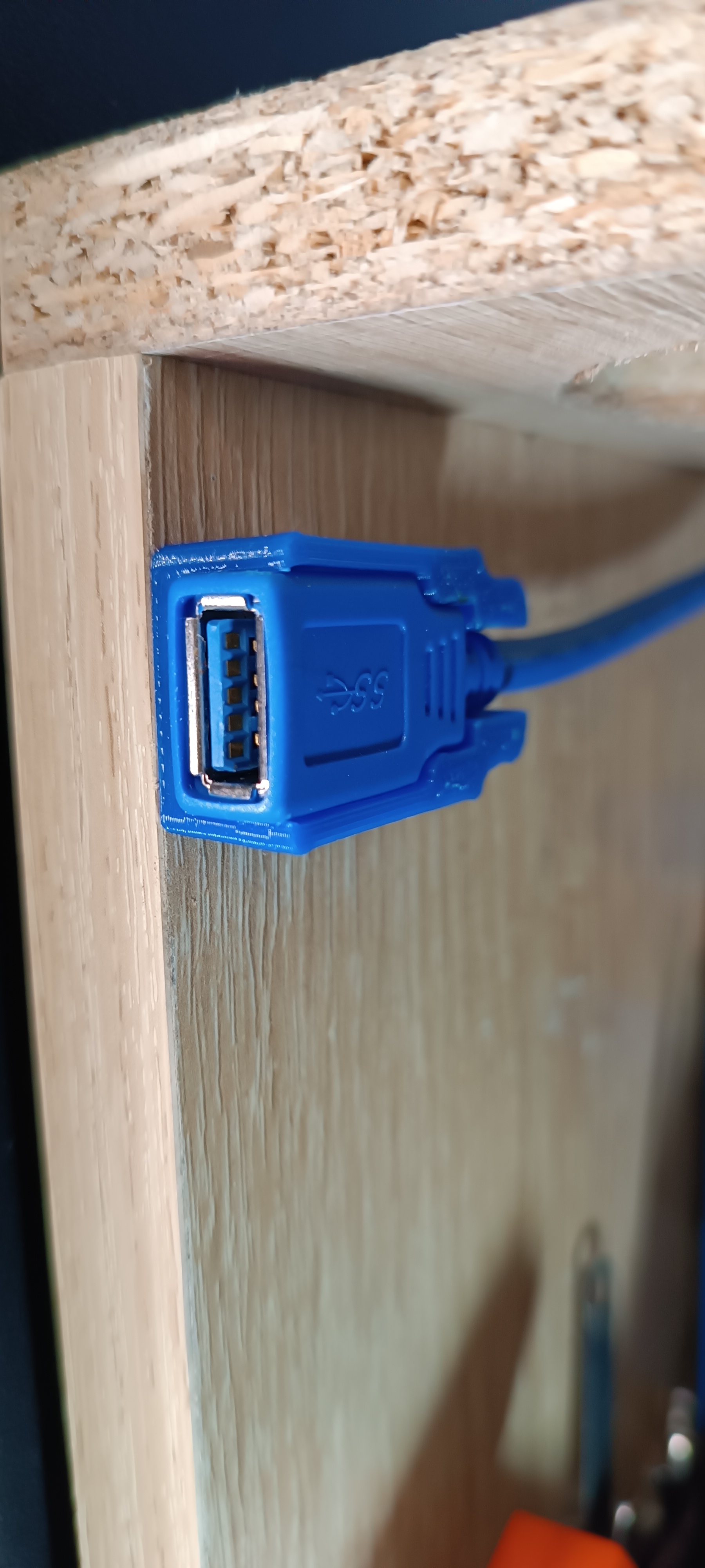 USB 3.0 cable holder by rodion_v | Download free STL model | Printables.com