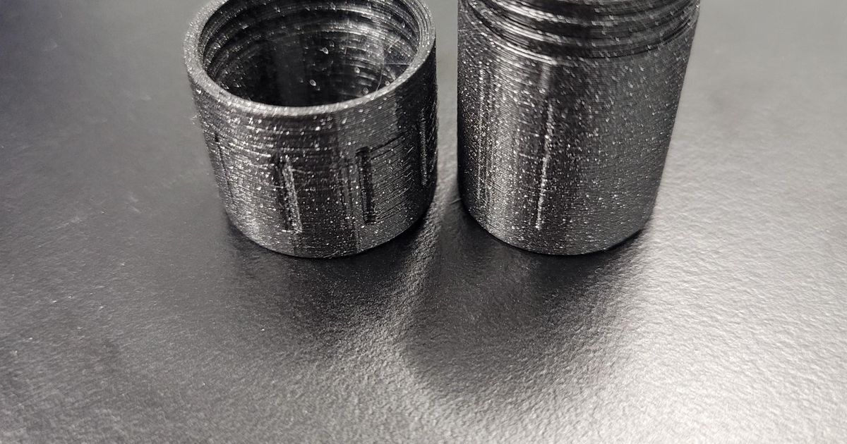 Pycnometer cup and lid by MJ | Download free STL model | Printables.com