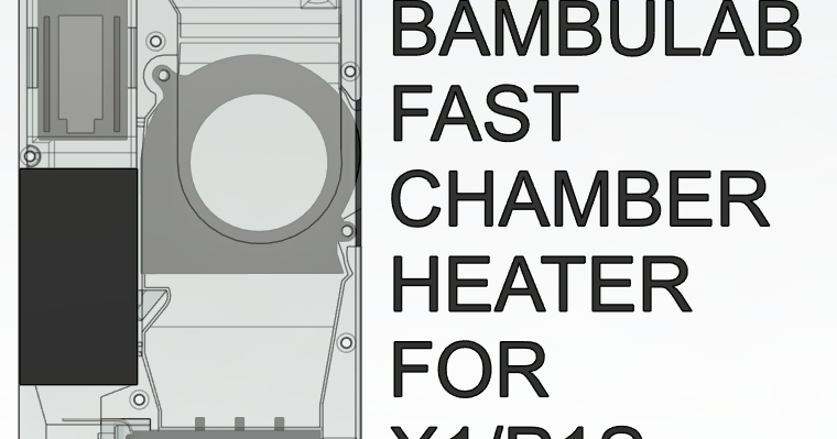 bambulab P1/X1 chamber heater - fast heating chamber heater by GNR DST ...