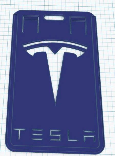 tesla key card holder by Andrew o | Download free STL model ...