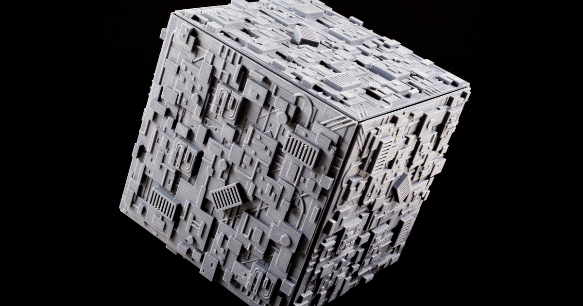 Borg Cube - Star Trek (No Supports Needed) by AlexT | Download free STL ...