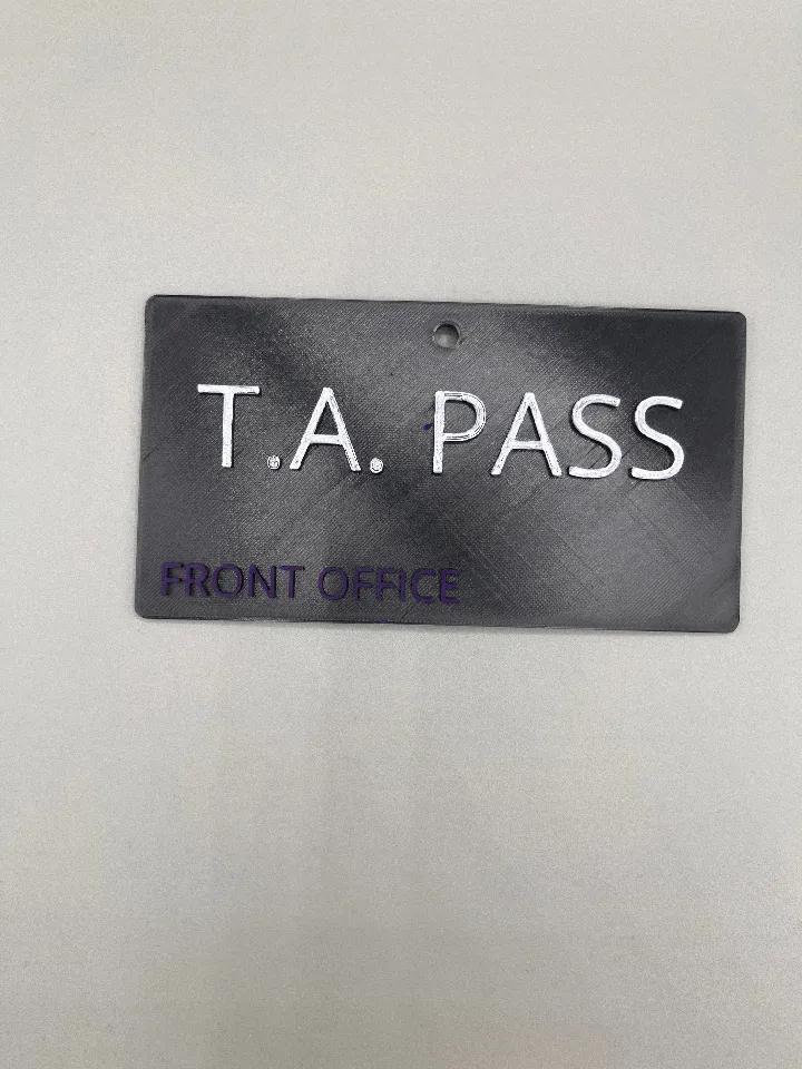 Office Pass by Adrian | Download free STL model | Printables.com