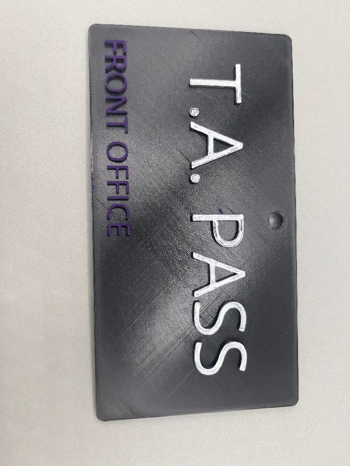 Office Pass by Adrian | Download free STL model | Printables.com