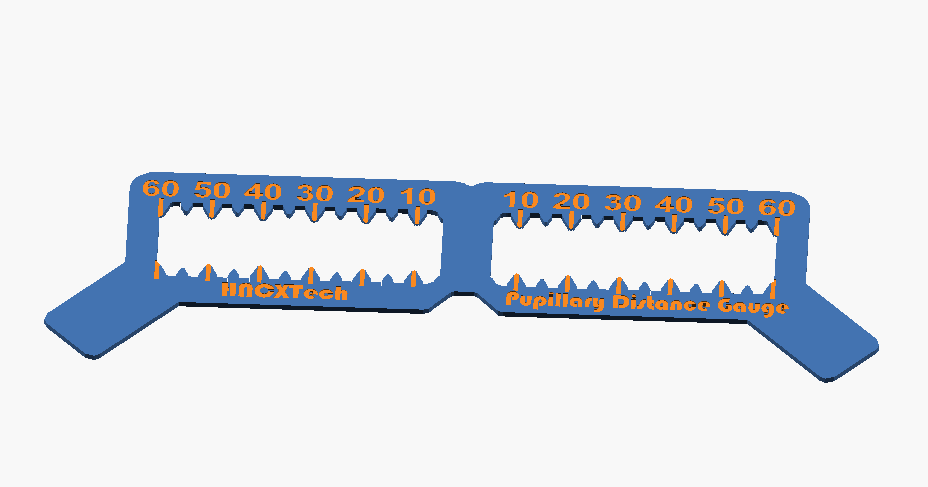 Super Simple Ambidextrous Pupillary Distance Gauge by HNCXTech ...