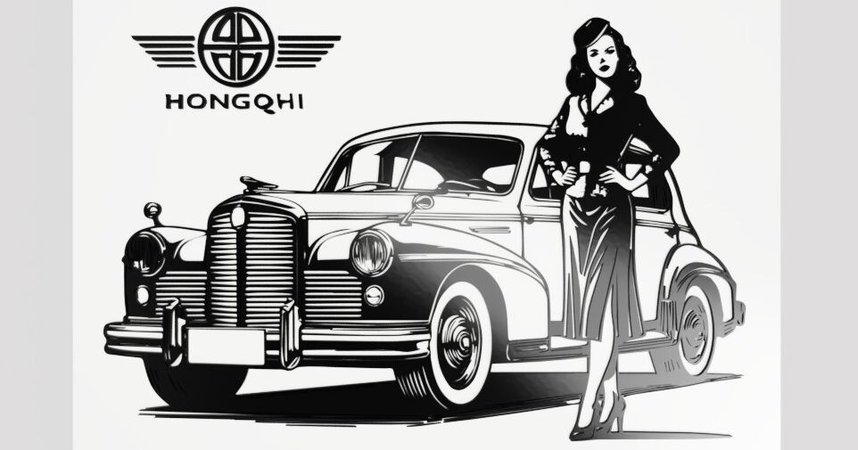 Hongqi CA770 Retro Poster Style Wall Art by Paggyka | Download free STL ...