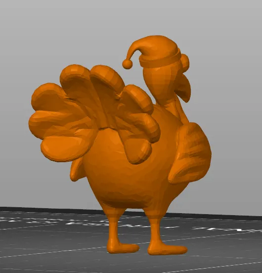Santa Turkey by Phil Stout | Download free STL model | Printables.com