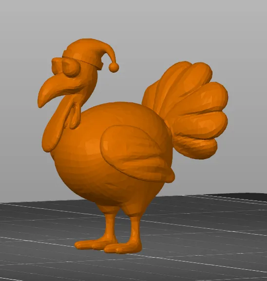 Santa Turkey by Phil Stout | Download free STL model | Printables.com