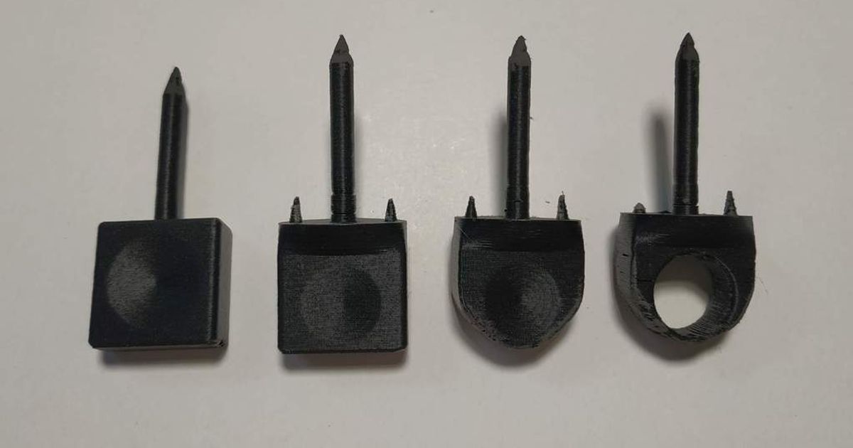 Archery - Simple target pins by DanZbo | Download free STL model ...