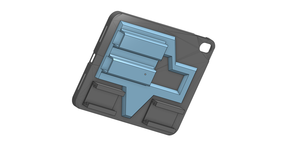 iPad Model 10 Case w/ Storage Drawers and Stands von Adam_Ben_Himane ...