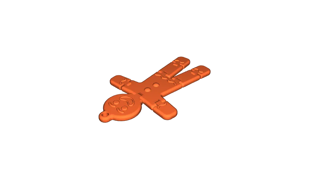 gingerbread man by Luke | Download free STL model | Printables.com