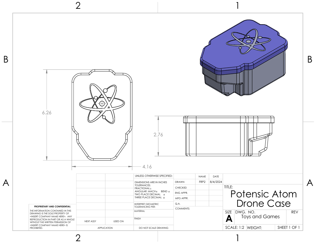 Drone Case - Potensic Atom (Multi-Color) by Yves Chaudron | Download ...