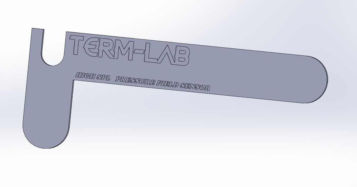 SPL meter placement ruler by Yoda the basshead | Download free STL ...