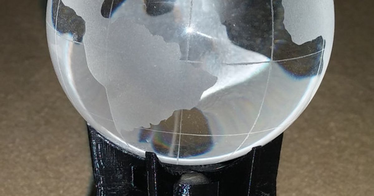 1 Inch Globe Stand With Legs by Rob Cole | Download free STL model ...