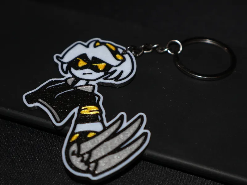 N Keychain Murder Drones Glitch pin by Drak | Download free STL model ...