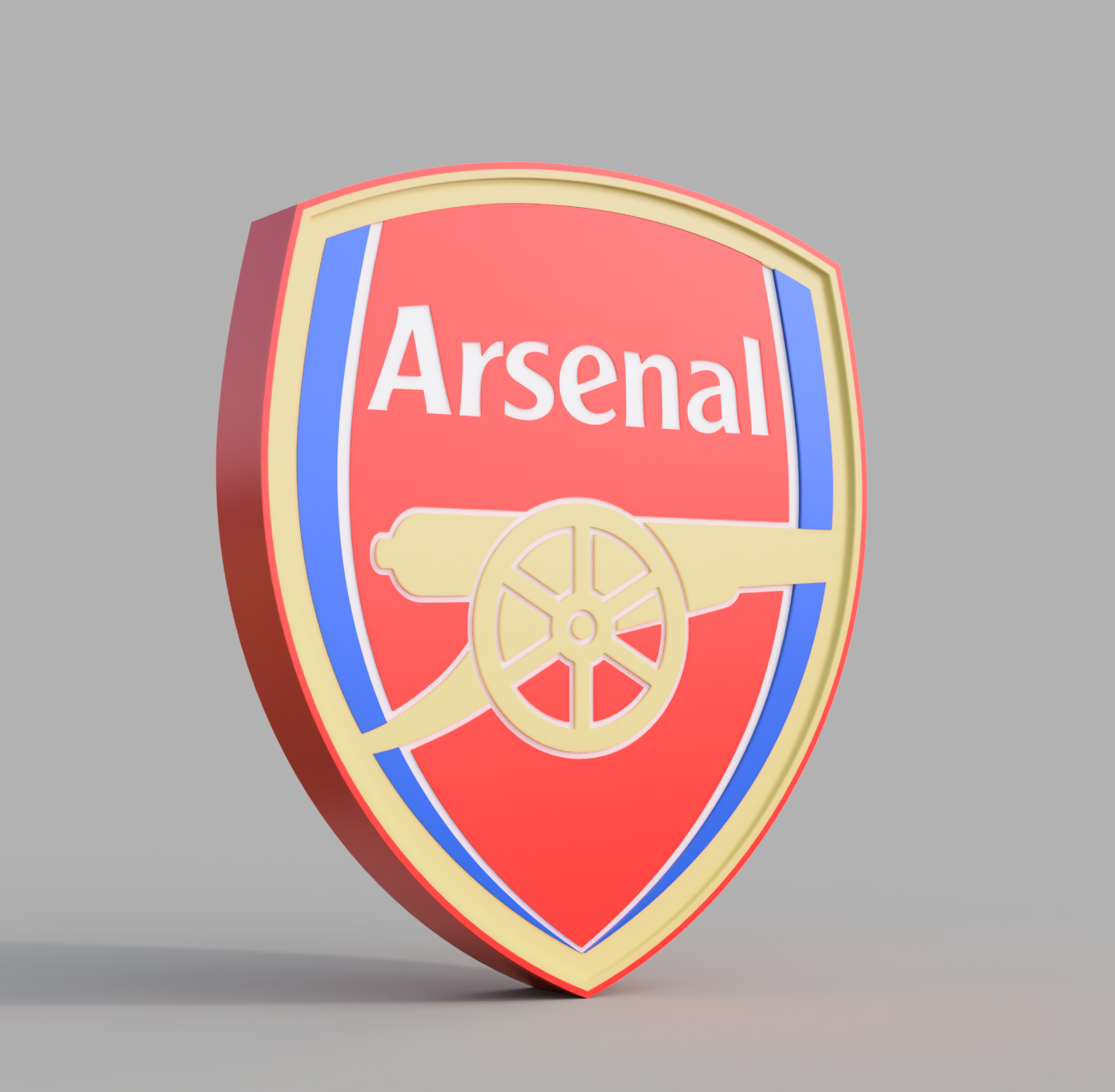 Arsenal Logo Lightbox by Nagy Ervin | Download free STL model ...