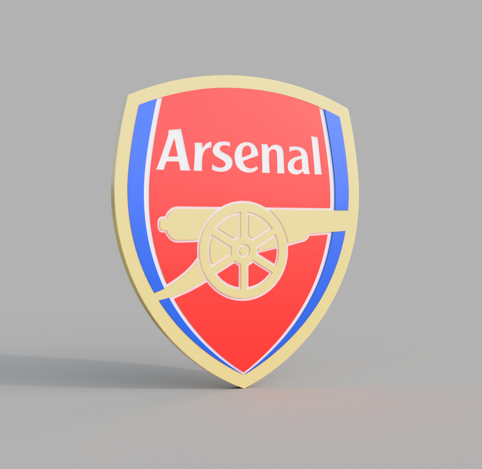 Arsenal Logo Walldecor by Nagy Ervin | Download free STL model ...