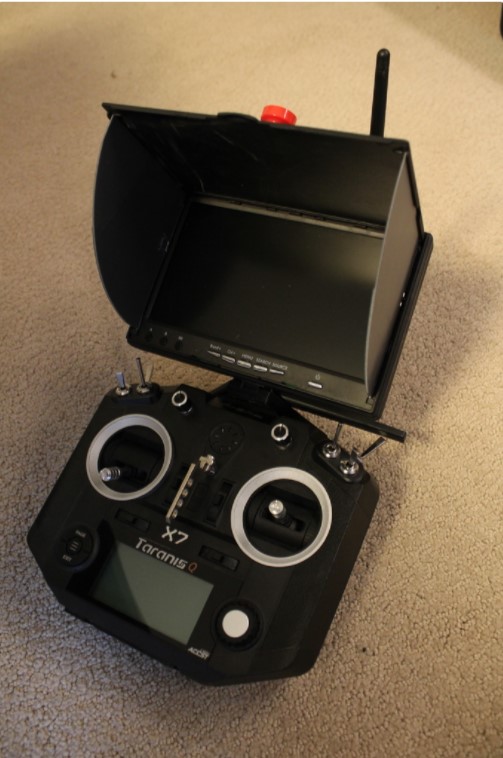 FPV Monitor Mount for Taranis Q X7 by Spock | Download free STL model ...