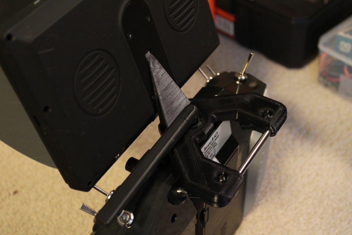 FPV Monitor Mount for Taranis Q X7 by Spock | Download free STL model ...